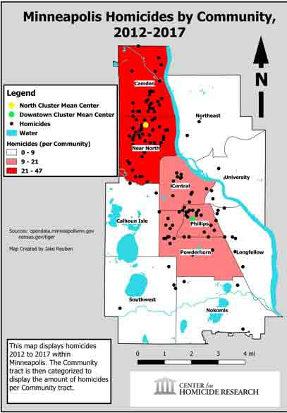 Minneapolis Homicide Maps – 2012- 2017 – Homicide Center